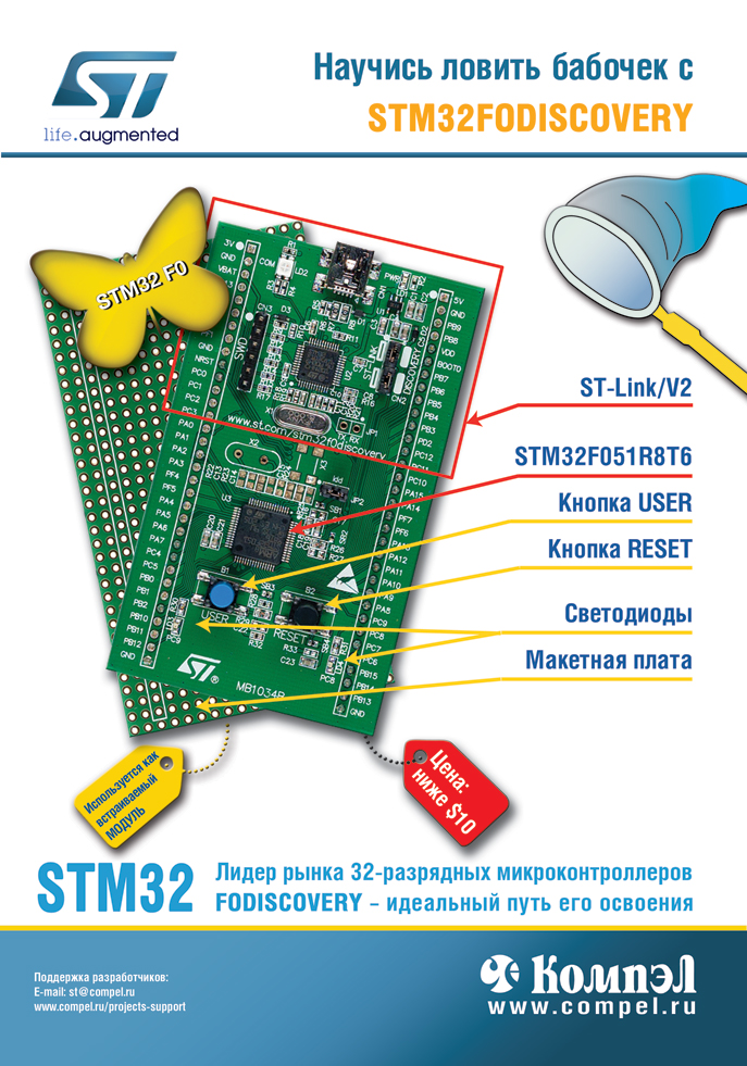 STM32F0 – новый стандарт для недорогих решений